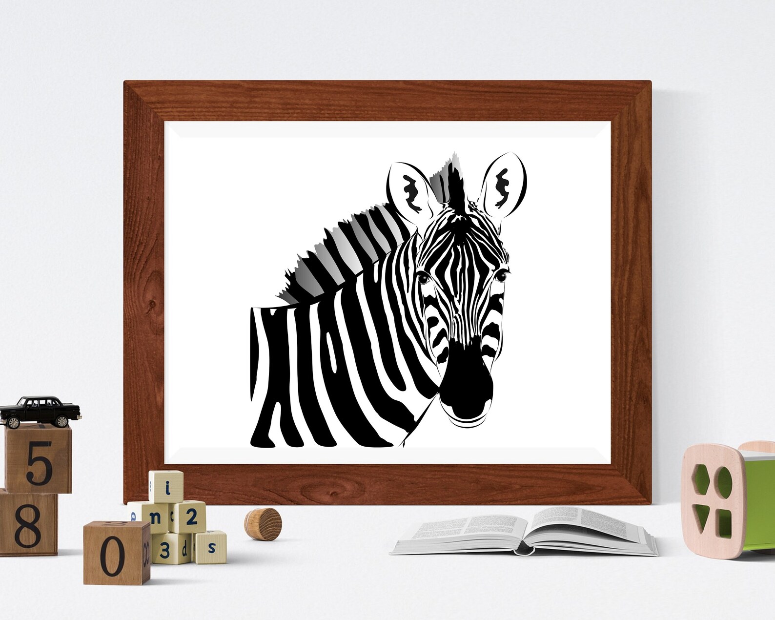 Zebra, Animal Wall Art, Wild Animal Print, Jungle Print, Zoo Animal ...