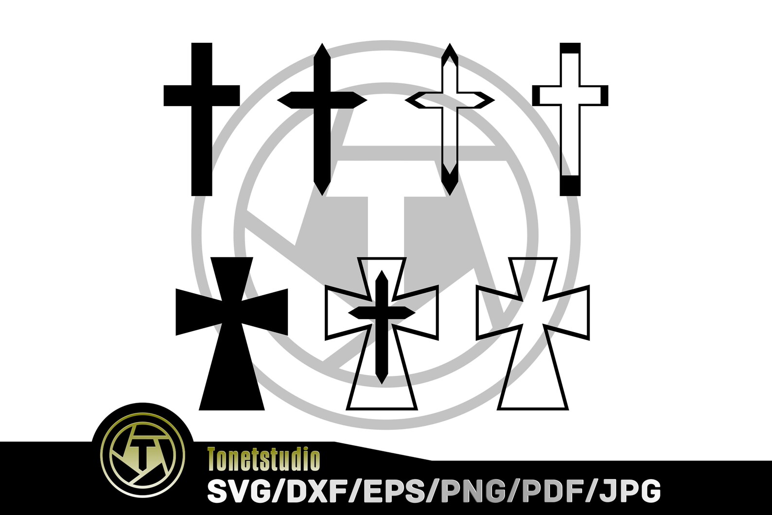 Cross Svg,crucifix Svg,cross Silhouette,cross Clipart,christian Svg ...