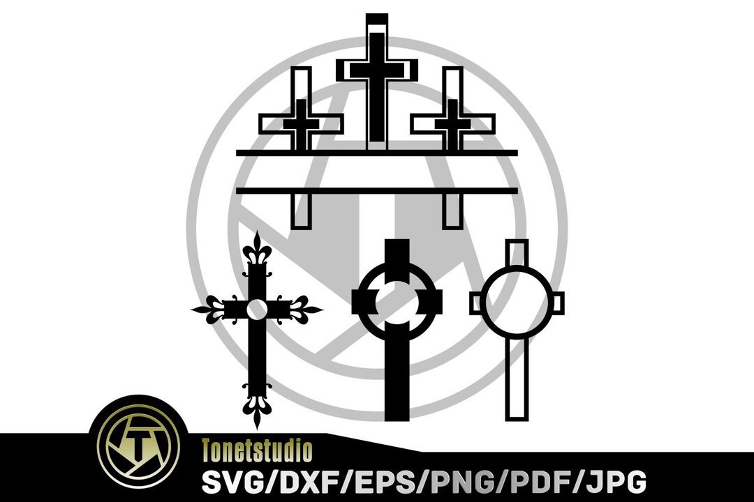 Cross Svg,cross Monogram Svg,cross Silhouette,cross Clipart,christian ...