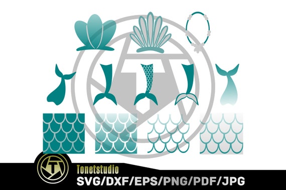 Sirena svg Cola de sirena svg Sirena Fiesta svg Cumpleaños - Etsy México