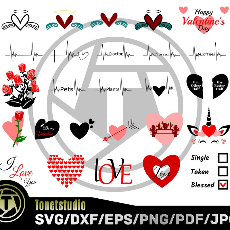 Heart Beat Svg - Etsy