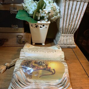 Vintage Judith Bond Books of Love Weathered Decorative Book Decoupage ...