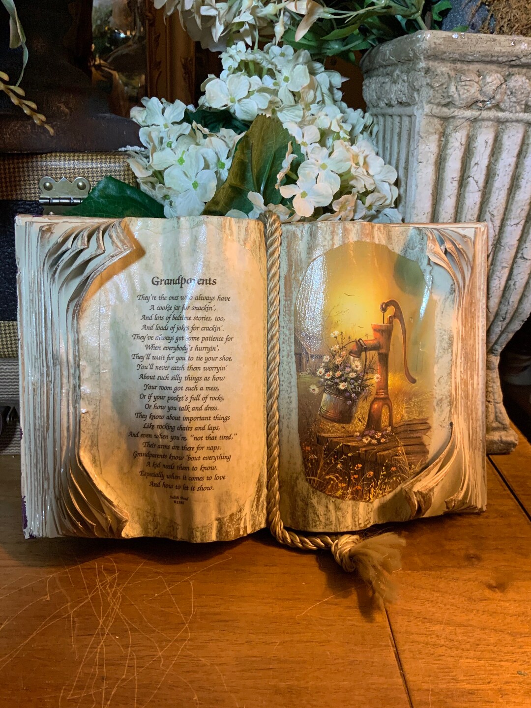 Vintage Judith Bond Books of Love Weathered Decorative Book Decoupage ...