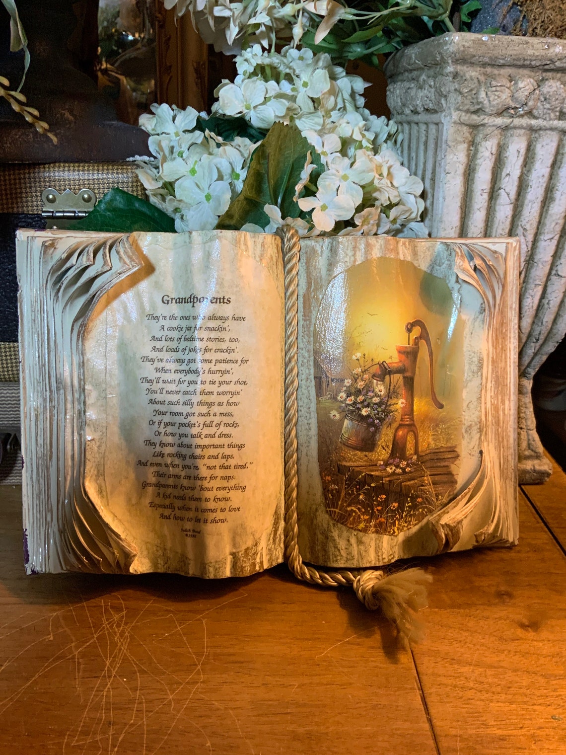 Vintage Judith Bond Books of Love Weathered Decorative Book Decoupage ...