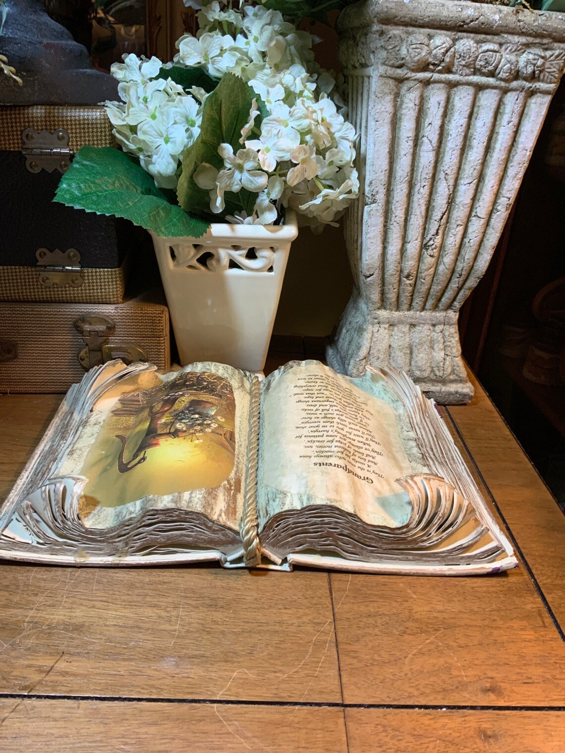 Vintage Judith Bond Books of Love Weathered Decorative Book Decoupage ...