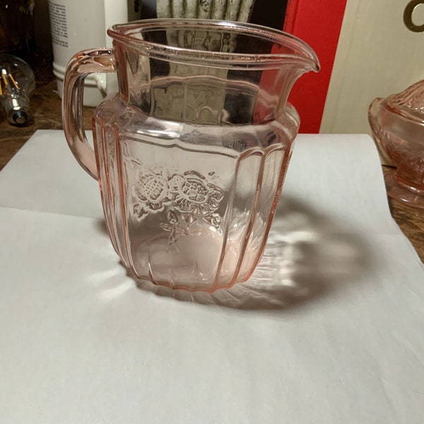 Pink Rose Pitcher - Etsy