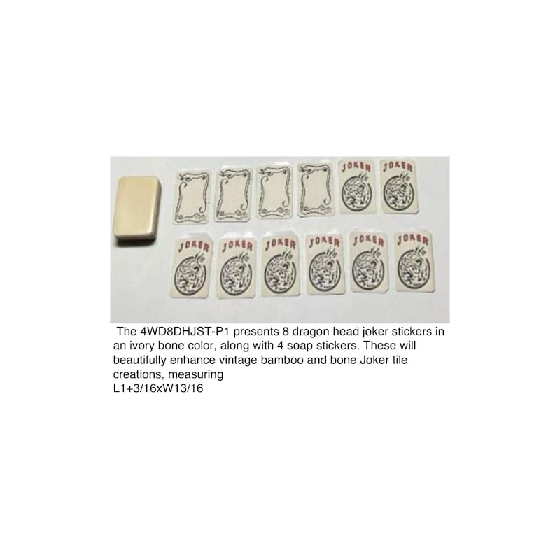 Custom Mah Jong Stickers - Etsy