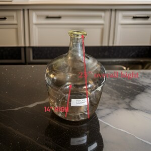 VTG Large Corning Pyrex Glass Solution Bottle Carboy Shape 45.5 L- 12 ...
