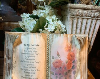 Vintage Judith Bond Books of Love Weathered Decorative Book | Etsy