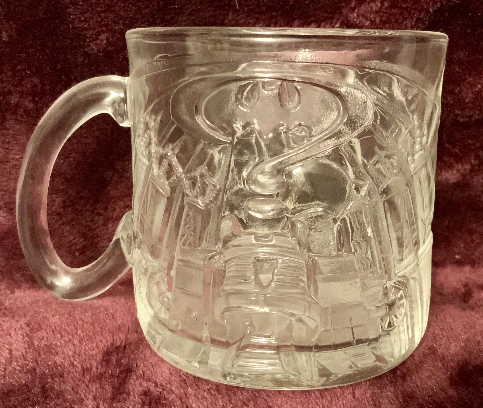Vintage Batman Forever “riddler” Glass Mug - Etsy