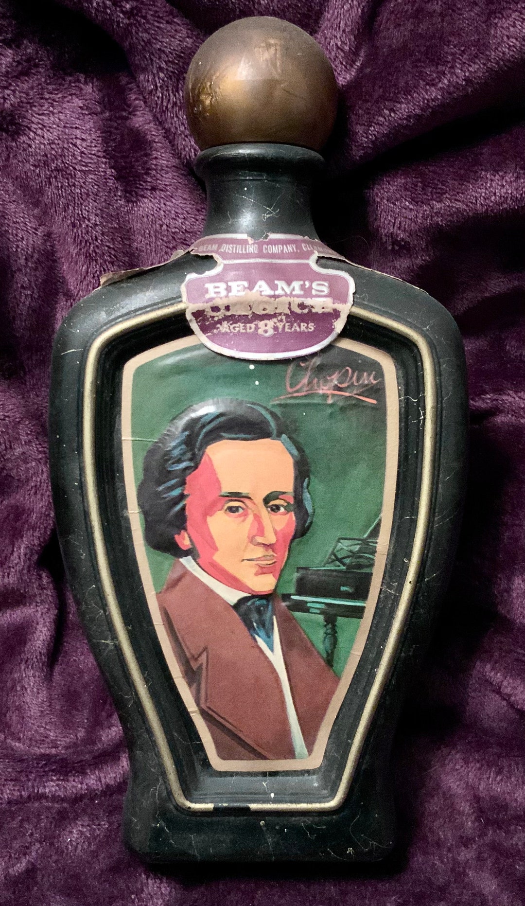 Vintage Jim Beam Coleccionable Botella-Chopin - Etsy España