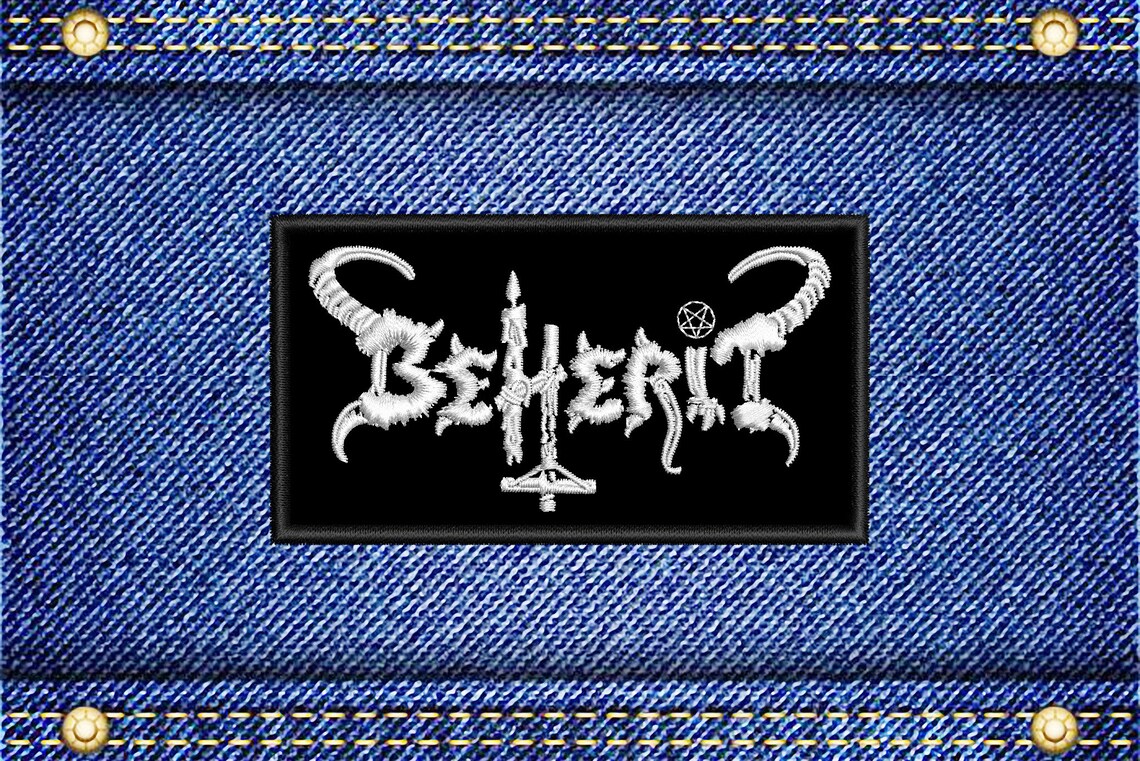 Beherit Band Logo Patch. Black Metal Band Patch. | Etsy