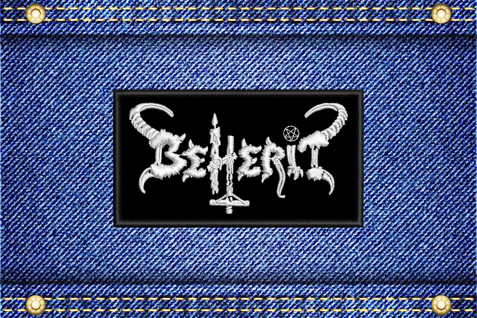 Beherit Band Logo Patch. Black Metal Band Patch. | Etsy