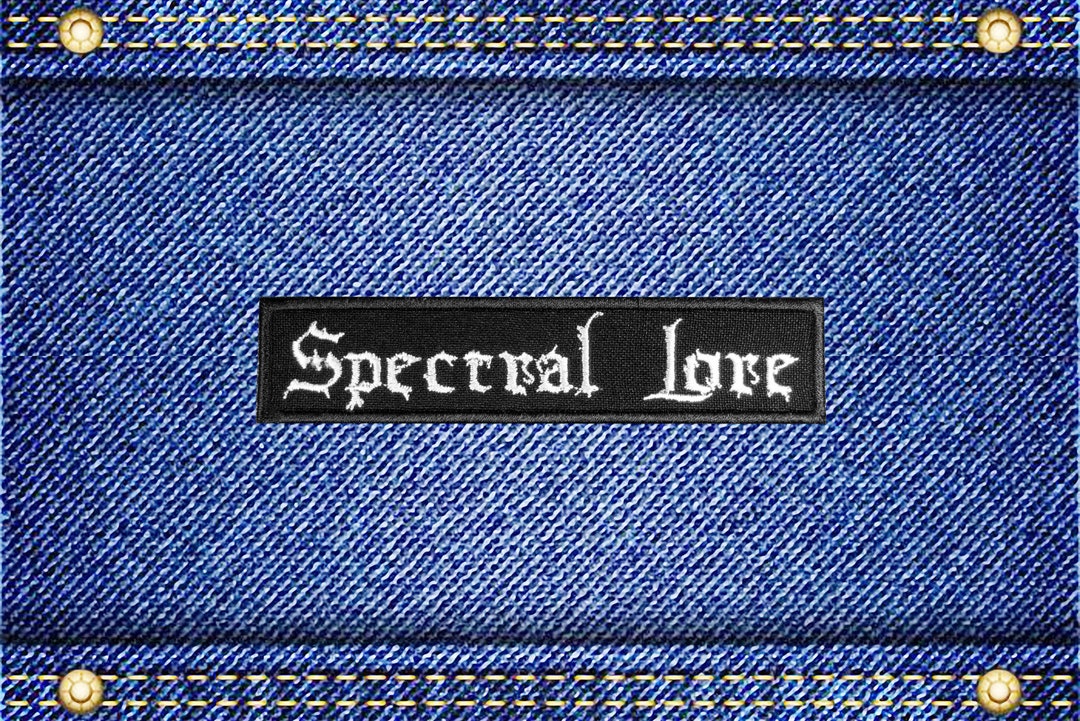 Spectral Lore Band Logo Patch. Ambient Metal Band Patch. - Etsy