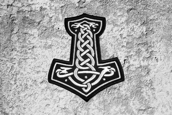 Mjolnir Thor's Hammer Symbol Patch. | Etsy