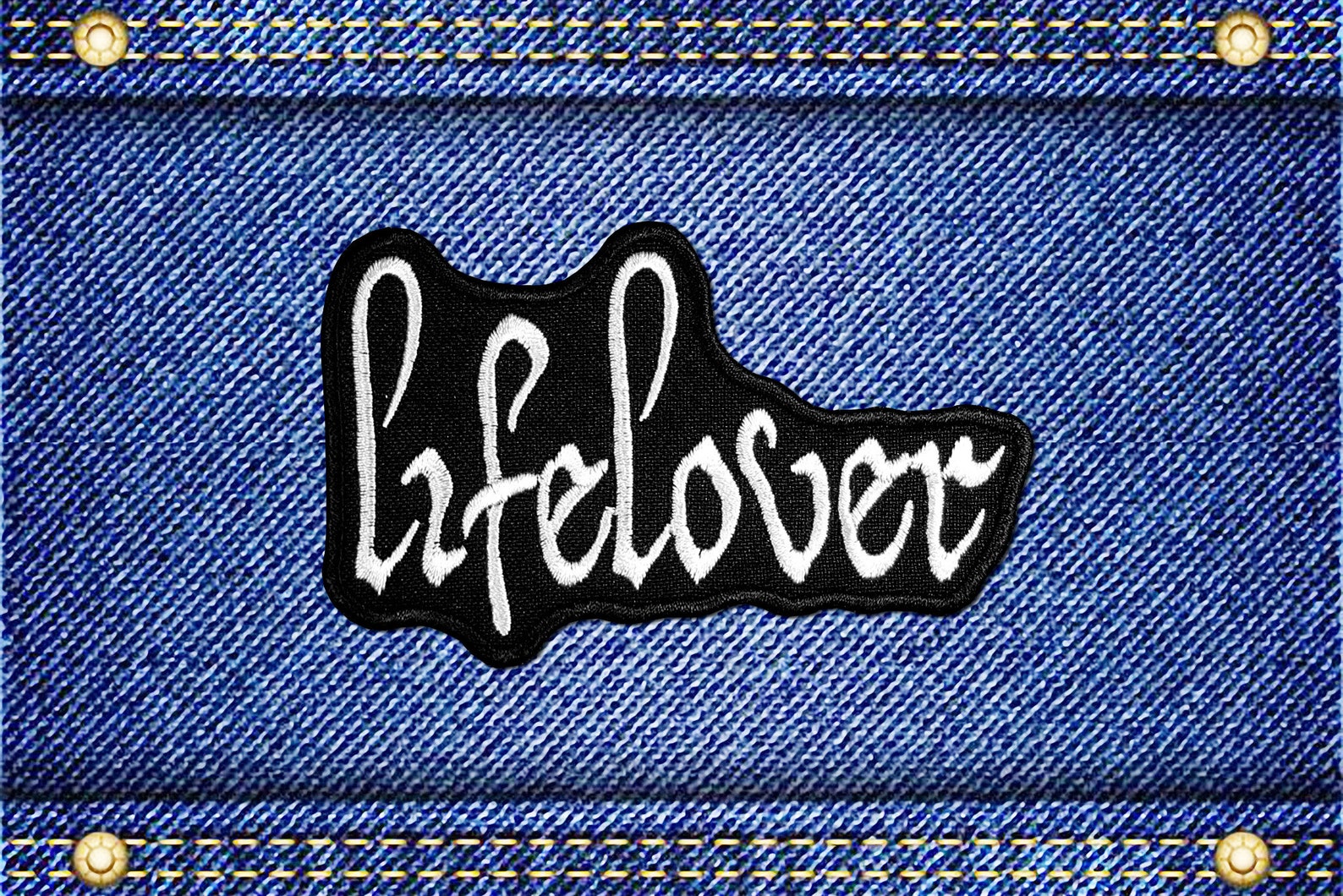 Lifelover band logo patch. Black Metal band patch. | Etsy