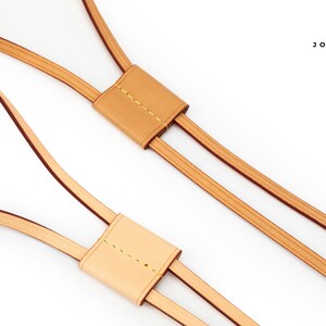 Vachetta Leather Drawstring Replacement With Cinch Keeper Slide Stopper ...