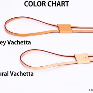 Vachetta Leather Drawstring Replacement With Cinch Keeper Slide Stopper ...