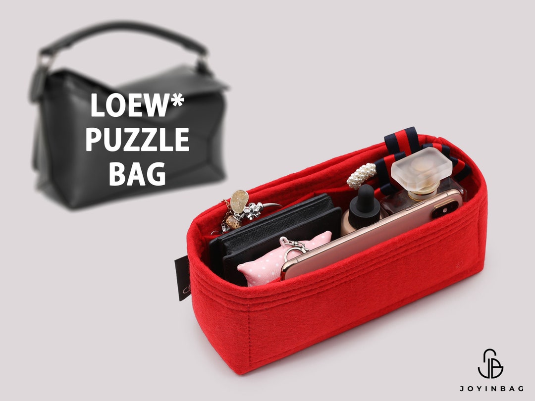 Puzzle Felt Bag Organizer With Pockets, Structured Insert 2mm - Etsy