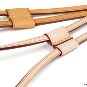 Vachetta Leather Drawstring Replacement With Cinch Keeper Slide Stopper ...