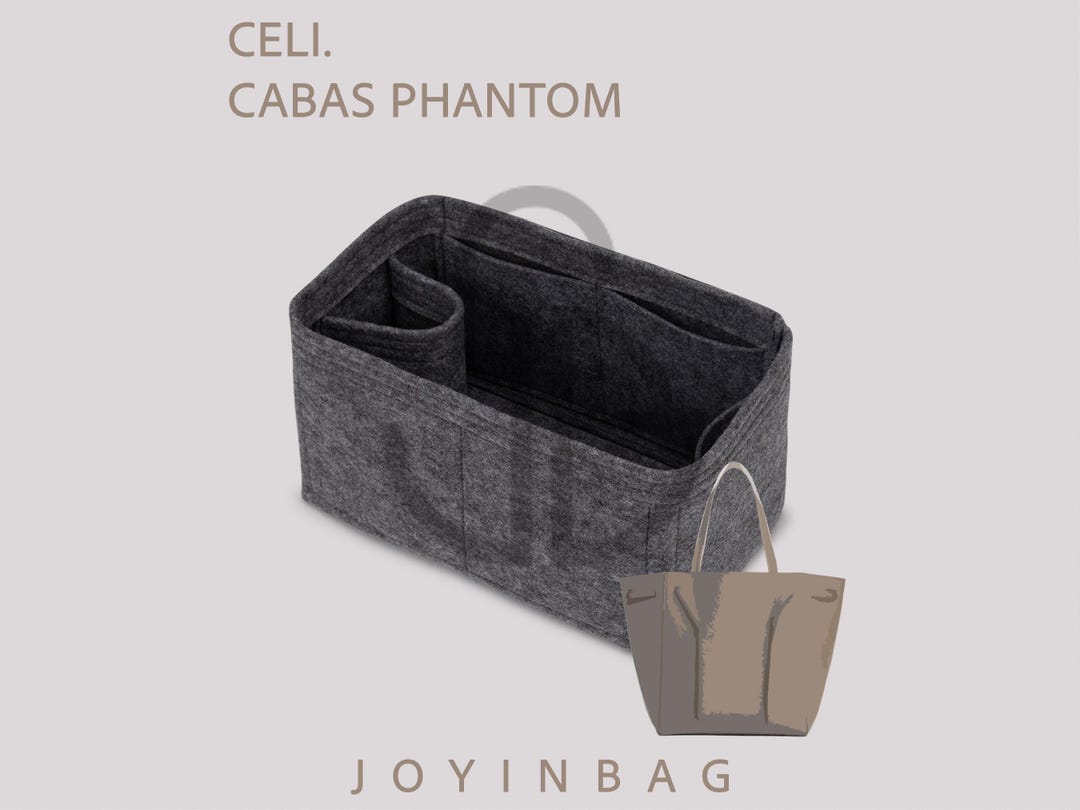 Cel Cabas Phantom Bag Organizer Insert, Felt Liner With Pockets - Etsy