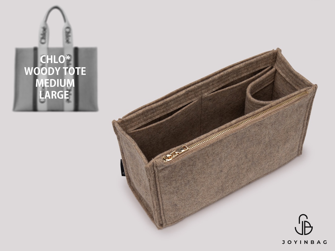 Customizable Woody Tote Insert: High-quality Felt Organizer for Large ...
