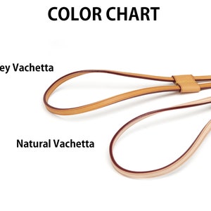 Vachetta Leather Drawstring Replacement With Cinch Keeper Slide Stopper ...