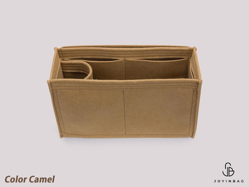 Lock and Go Bag Organizer Insert, Felt Liner With Bottle Holder and ...