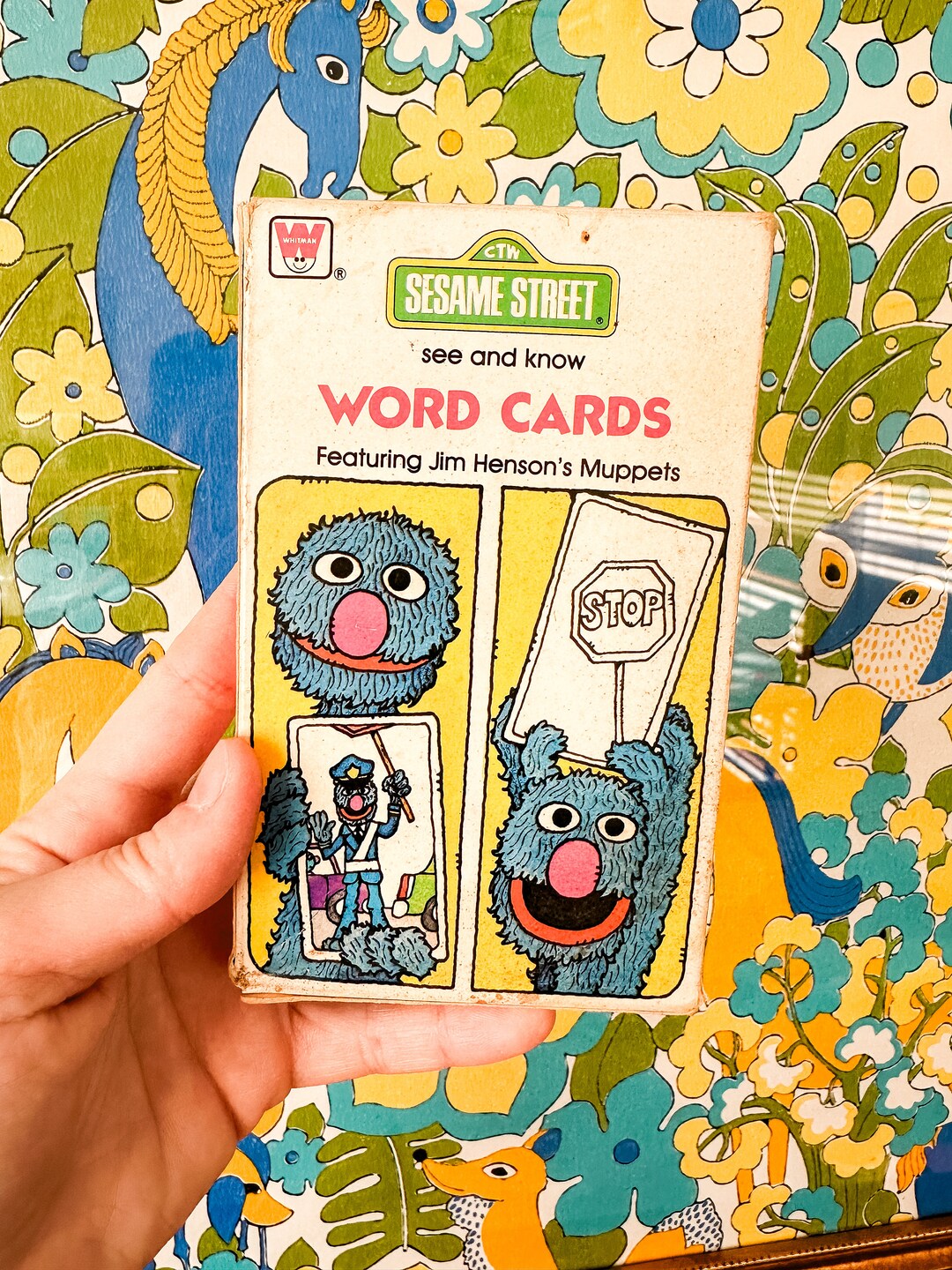 Vintage Sesame Street Word Cards - Etsy