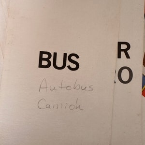 Vintage Sesame Street Word Cards - Etsy