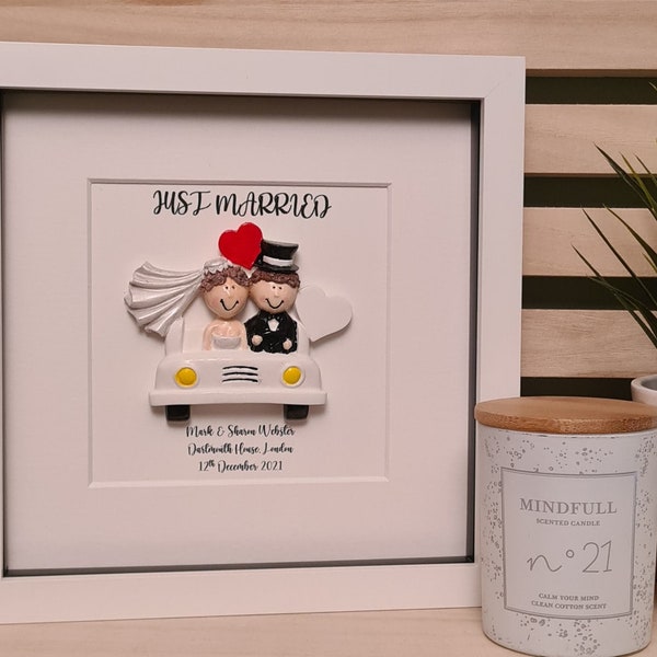 Just Married Frame - Etsy