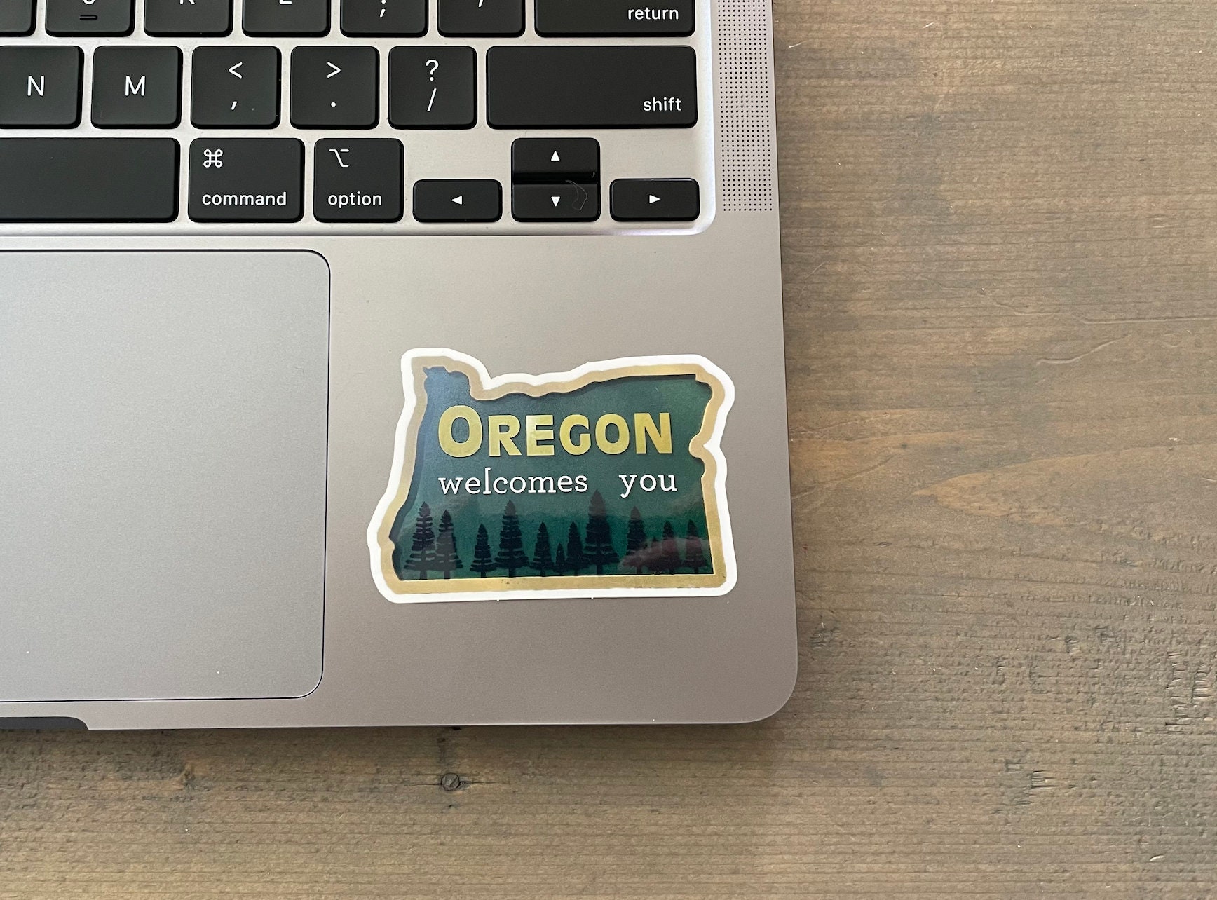 Oregon Welcome Sign Sticker - Etsy