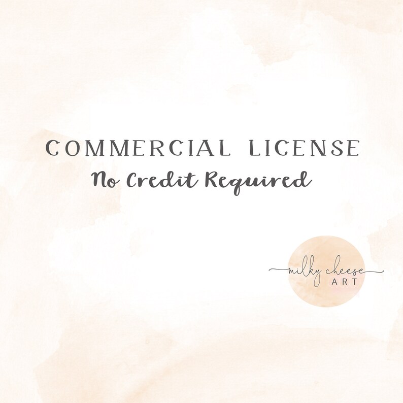 Commercial License Printable Clipart Digital Download No - Etsy