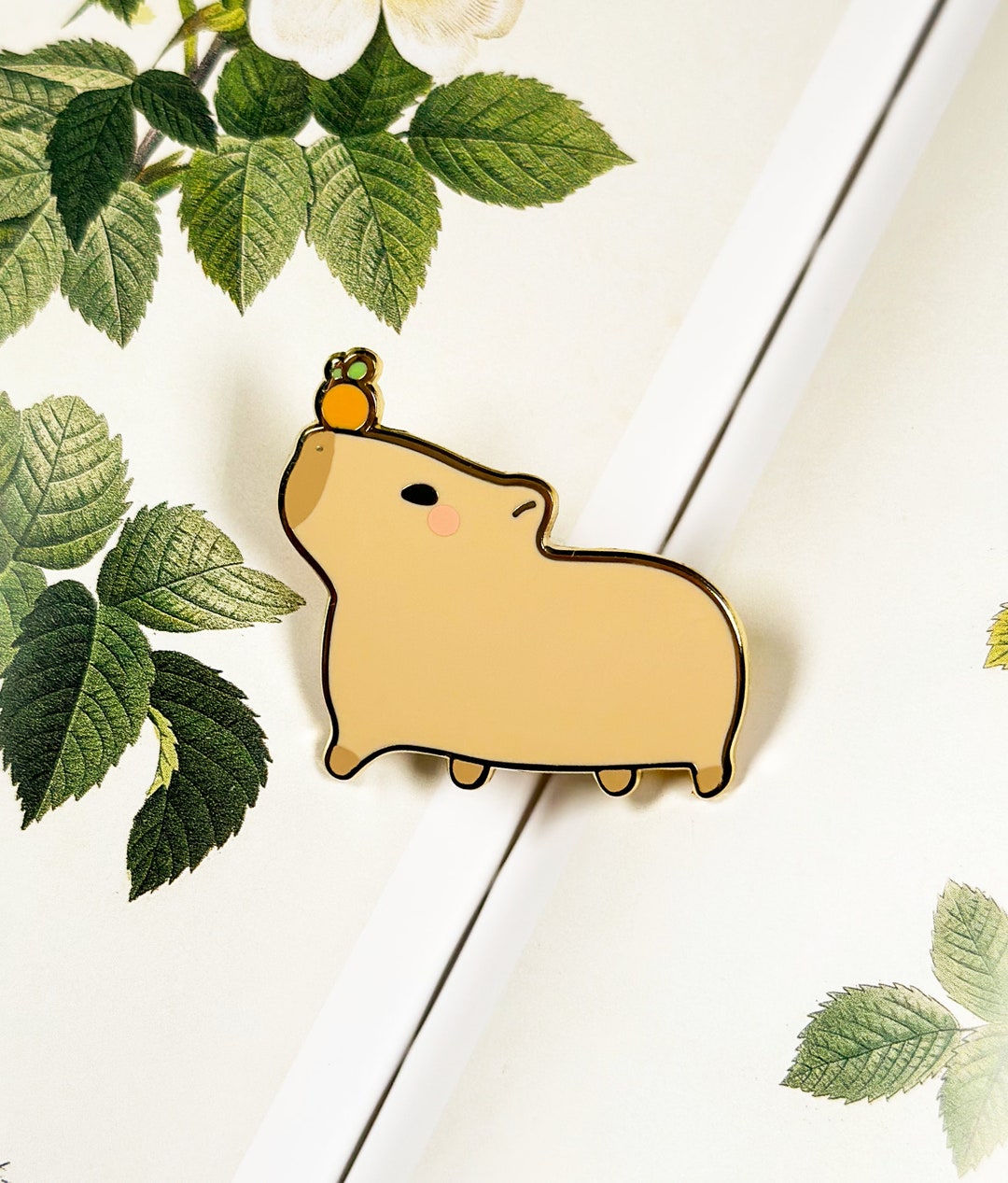 Capybara Enamel Pin - Etsy