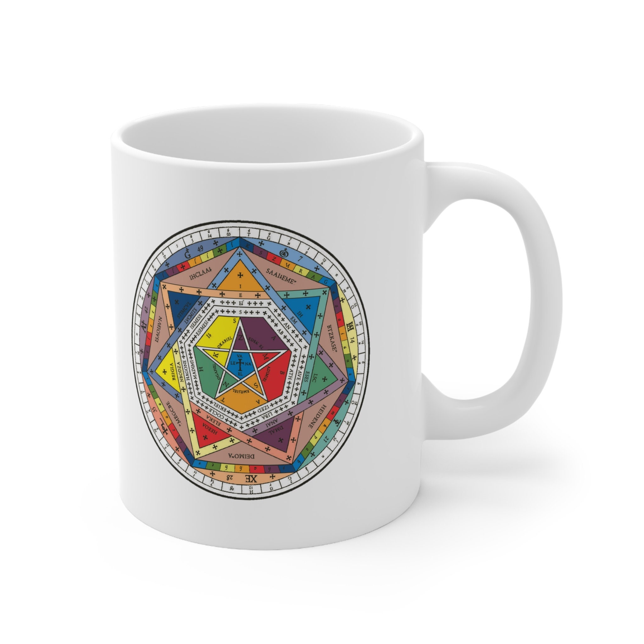Hermetic Order of the Golden Dawn Color Enochian Sigillum Dei - Etsy