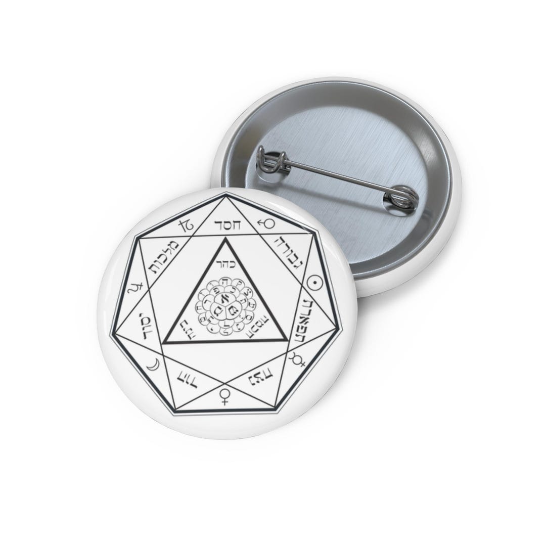 Hermetic Order of the Golden Dawn Vault Ceiling Custom Pin Buttons - Etsy