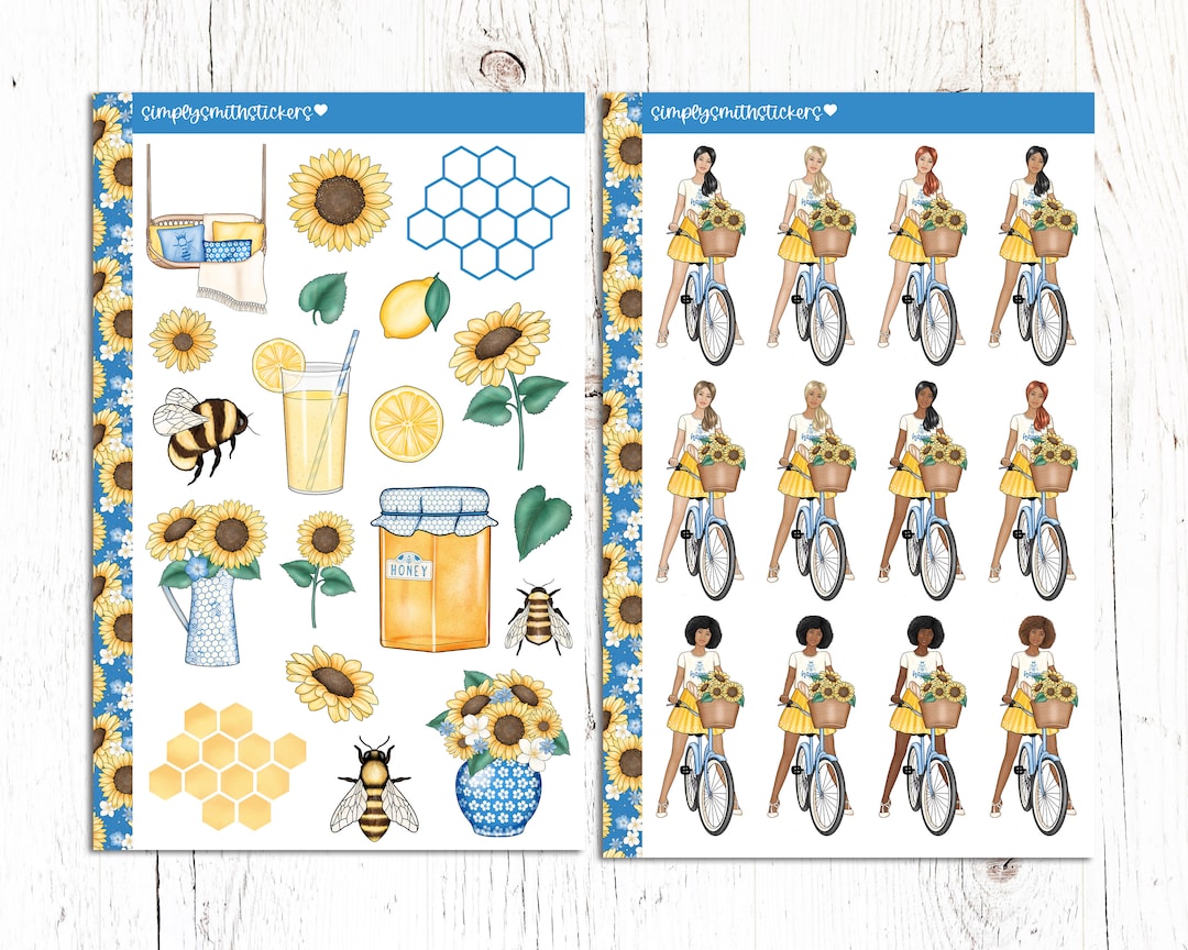 BEE HAPPY Stickers | Planner Stickers | Decorative Stickers | *not ...