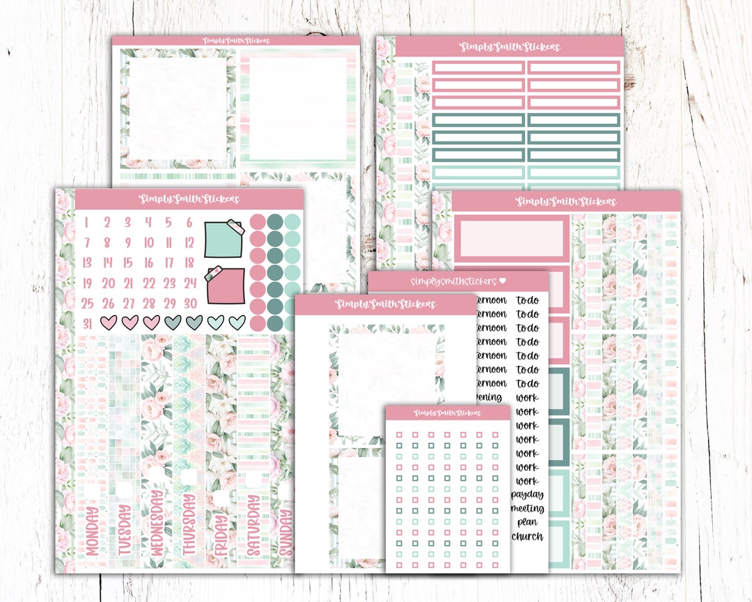 A5 Daily Duo | PRETTY PLANS | Planner Stickers | Daily Planning ...