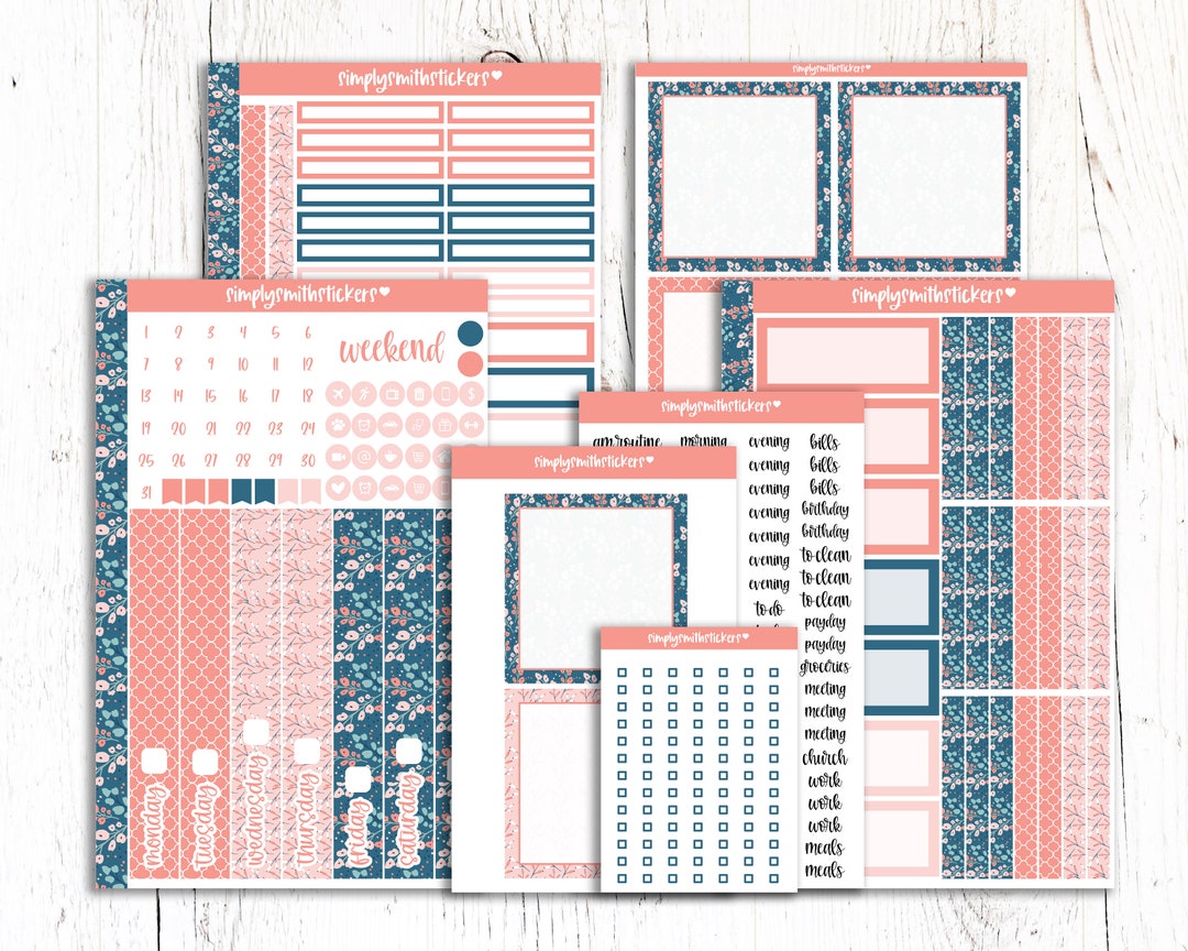 A5 DAILY DUO | LIGHT_HEARTED | Planner Stickers | Daily Stickers | A5 ...