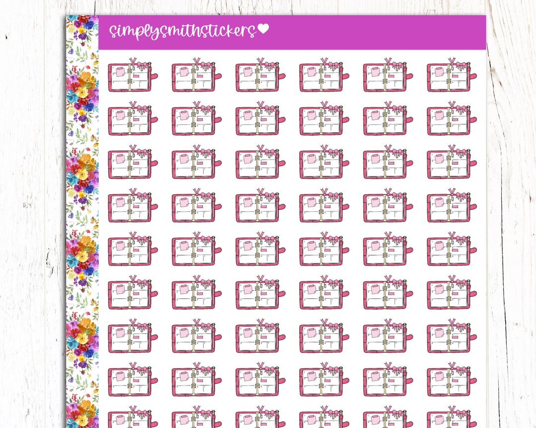 PLANNER (RINGS) Doodle Stickers | Planner Stickers - Etsy