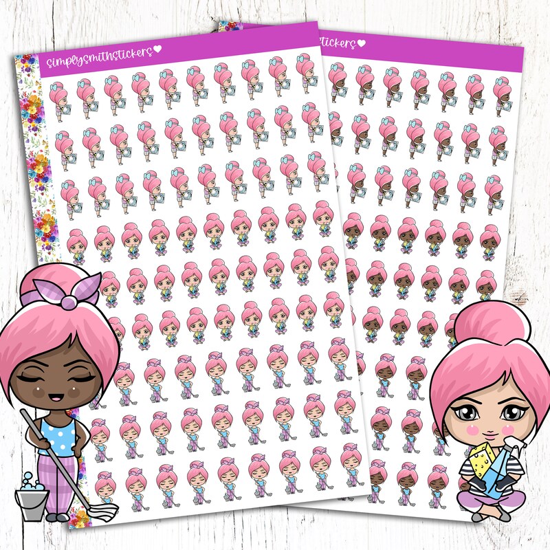 Sticker Pack Clean Girl - Etsy