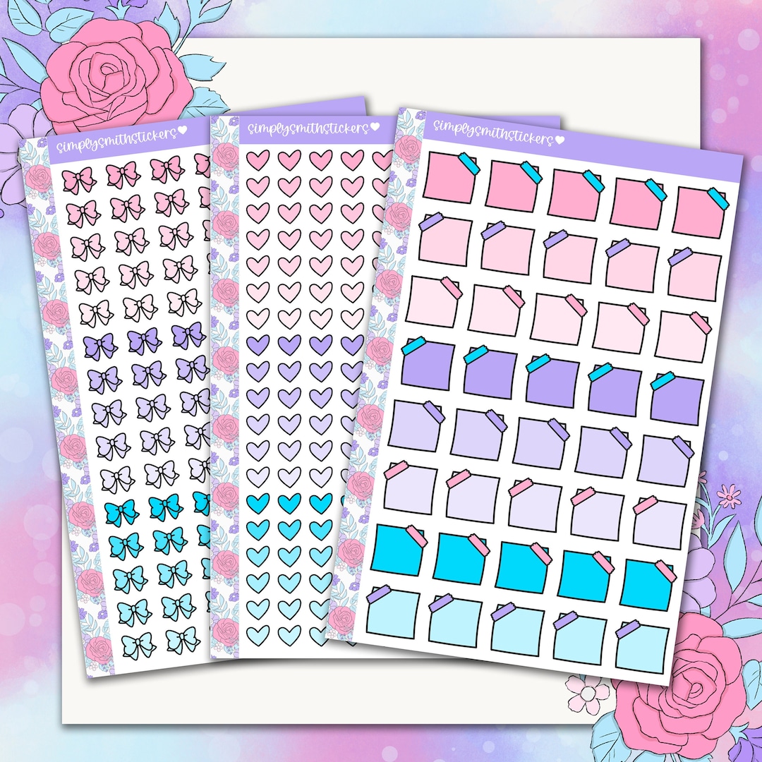 THE JESSICA | Bundle | Planner Stickers | Functional Stickers ...