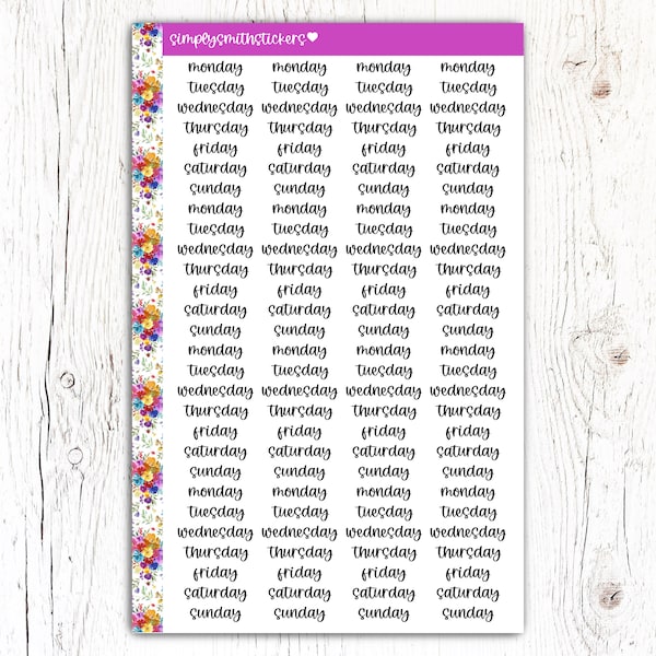 Simply Smith Stickers - Etsy