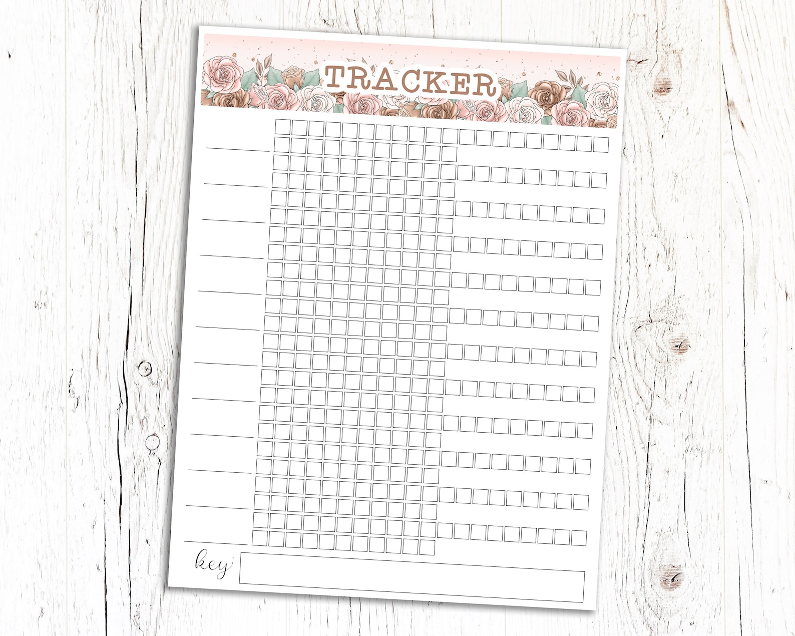 BLANK TRACKER Full Page Cover Planner Stickers Habit - Etsy