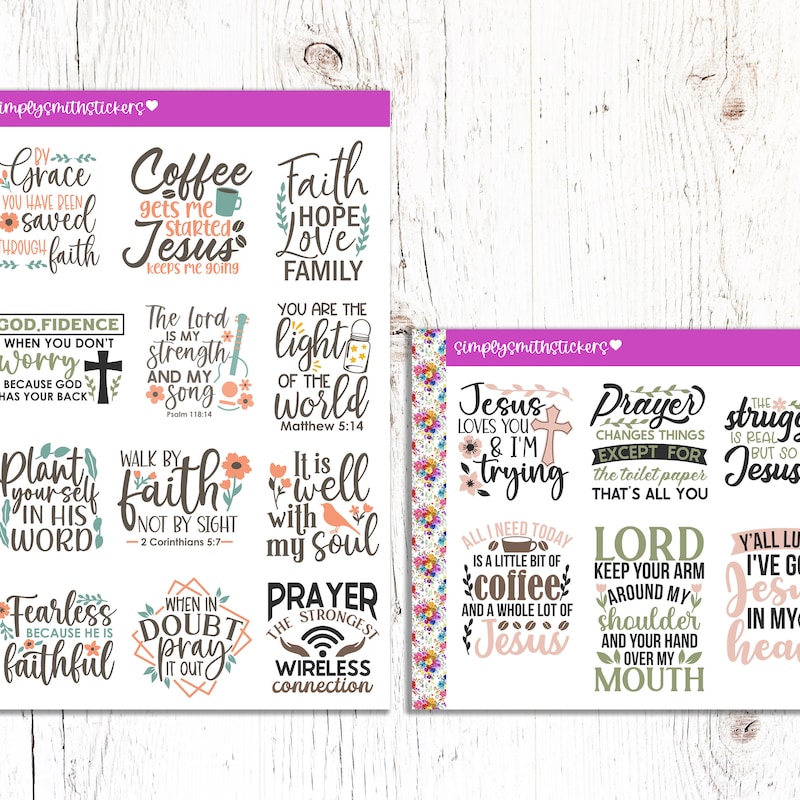 Faith Sticker - Etsy