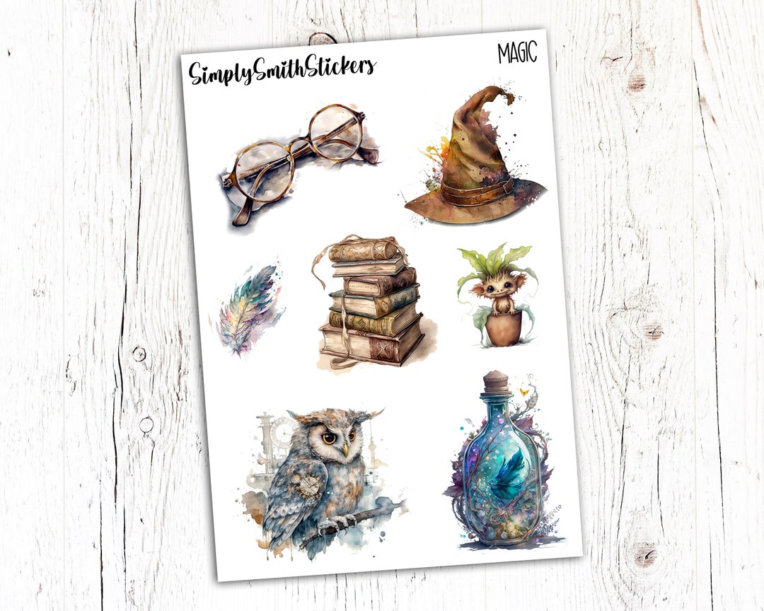 MAGIC Clear Frosted Matte Stickers Deco Stickers Planner Stickers - Etsy