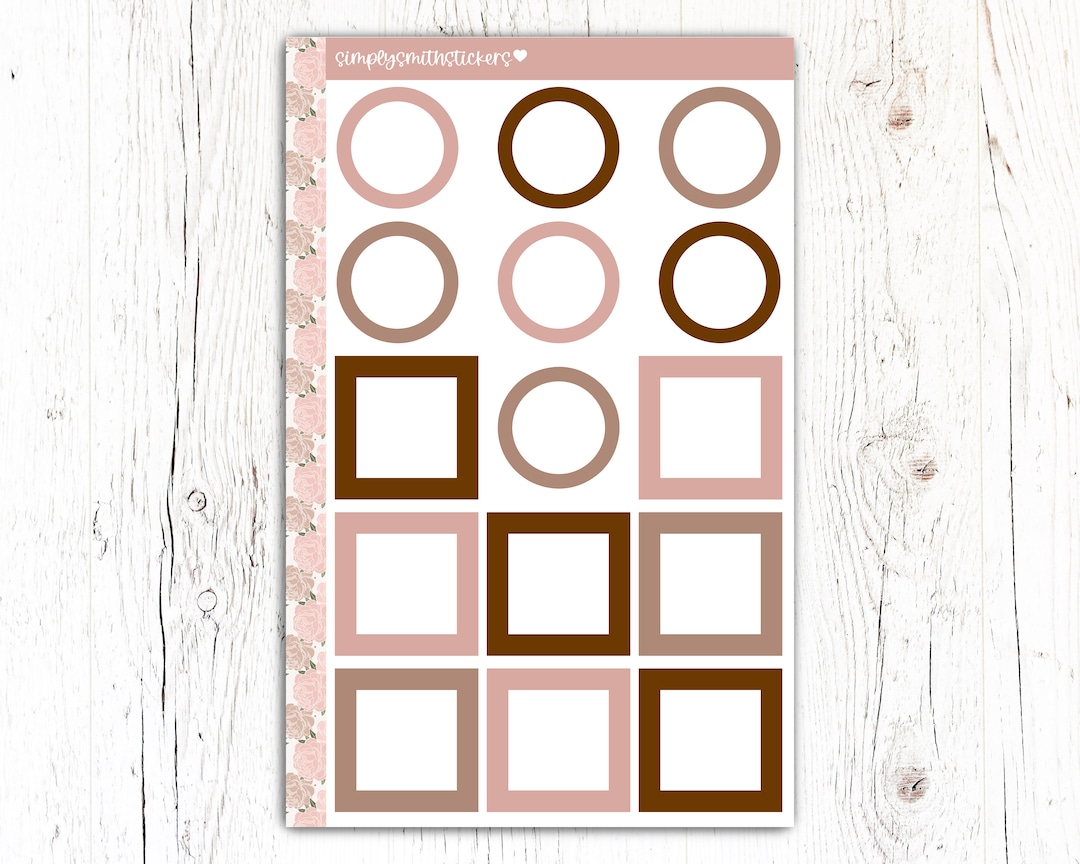 BOSS LADY Functional Boxes | Planner Stickers | Functional Planning ...