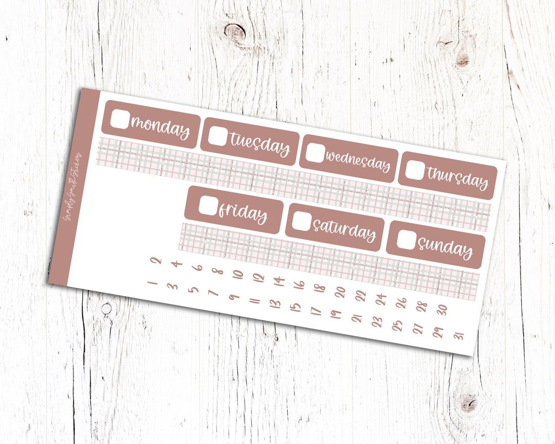 RISE & SHINE Date Headers | Planner Stickers | Functional Planning ...