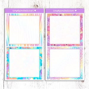 RAINBOW WEEK Daily Duo Kit | 7x9 Planner Stickers | Daily Planning ...