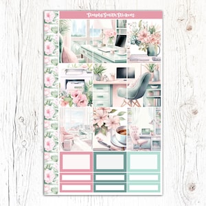 PRETTY PLANS | Vertical Weekly Planner Sticker Kit | Planner Stickers ...